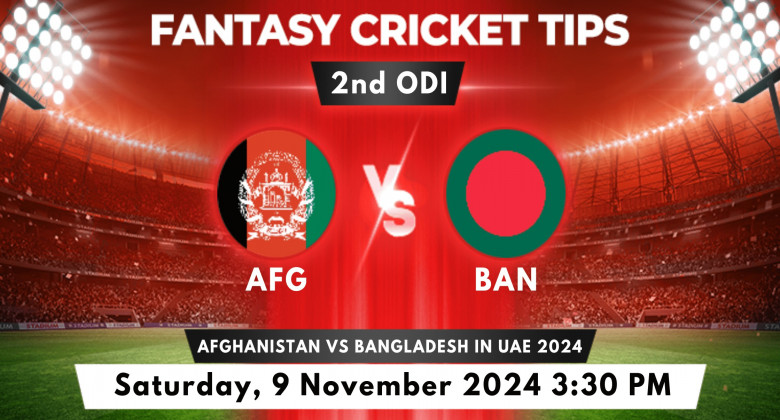 AFG vs BAN 2nd ODI 2024 Predictions, Pitch Report & Fantasy Tips AFG vs BAN 2nd ODI 2024 Predictions, Pitch Report & Fantasy Tips